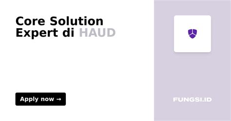 Core Solution Expert Di HAUD Fungsi Id