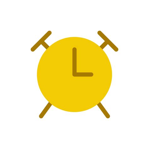 Alarm Clock Flat Color Ui Icon Wake Up In Morning Routine Boosting