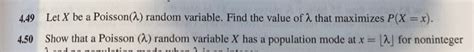 solved 4 49 let x be a poisson 2 random variable find the