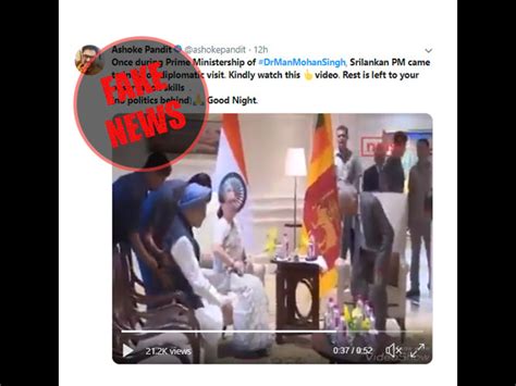 Fact Check Manmohan Singh Was Not Indias Prime Minister At The Time Of This Video Vishvas News