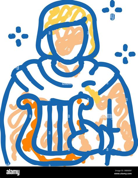 Apollo Greek God Ancient Icon Doodle Illustration Stock Vector Image And Art Alamy