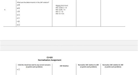 Solved Cs 420 Normalization Assignment