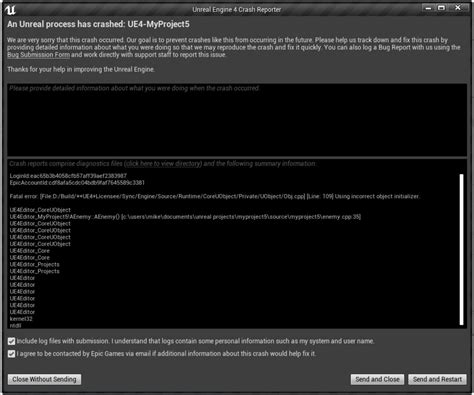 Why Does My Unreal Project Keep Crashing Please Help Before I Loose My Mind R Unrealengine