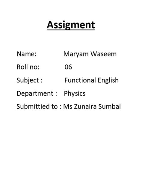 Assigment Pdf