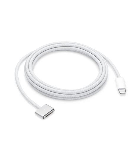 USB C To MagSafe 3 Cable 2m Coiled Silver Executive Machines Ltd