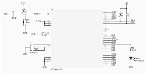 Circuit De Reset ATMEGA328p