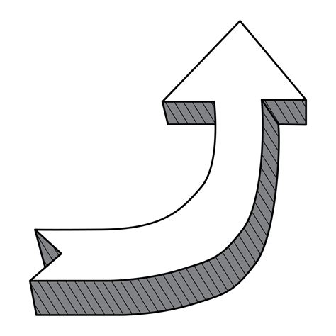 D Direction Arrow PNG