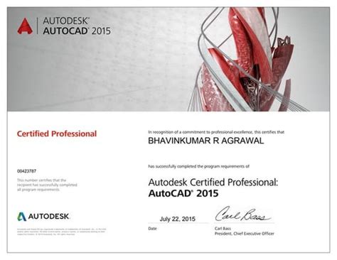 Autocad Certificate Ppt