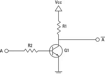 NOT Gate Circuit Diagram Basic Digital Logic Circuits
