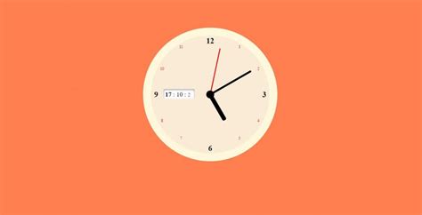 HTML CSS Clock Inspiration Examples OnAirCode