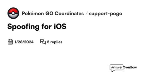 Spoofing For Ios Pokémon Go Coordinates