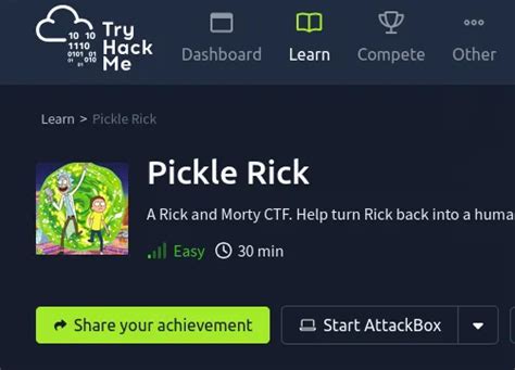 Pickle Rick Ctf Writeup Full And Detailed — Tryhackme By Matheus