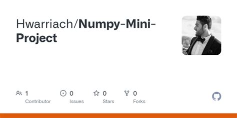 GitHub Hwarriach Numpy Mini Project