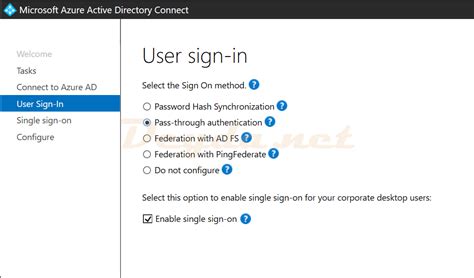 Activation Of Azure Ad Seamless Single Sign On