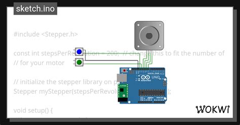 stepper wokwi esp32 stm32 arduino simulator