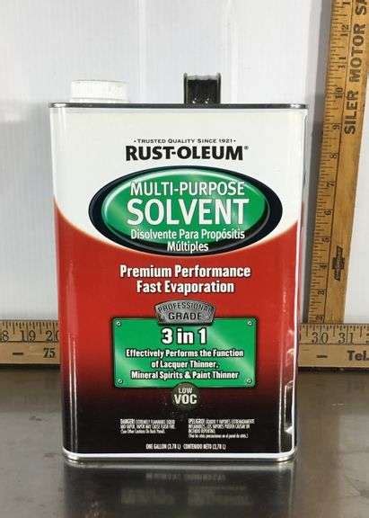 Gallon Of Rust Oleum Multi Purpose Solvent Sherwood Auctions