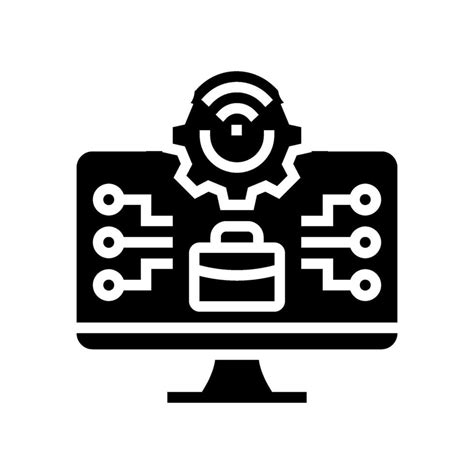 Information Technology Management Business Glyph Icon Illustration 50128416 Vector Art At Vecteezy