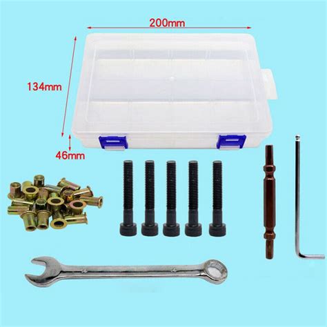 109pcs Set Electric Rivet Pistola With Spanner Nut Grandado
