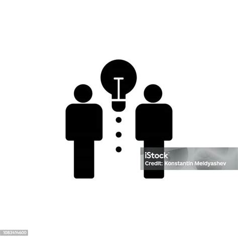 브레인 스토밍 아이디어 아이콘 비즈니스 Ui와 Ux 웹사이트 또는 모바일 응용 프로그램에 대 한 설정의 간단한 문양 벡터 개발에