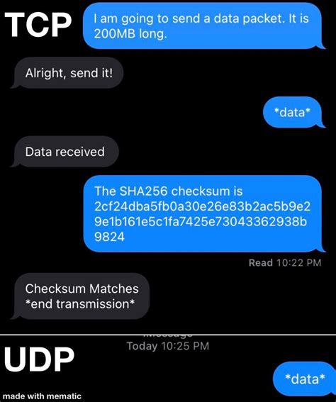 TCP Vs UDP How Are You Feeling Gaming Memes Programing Software