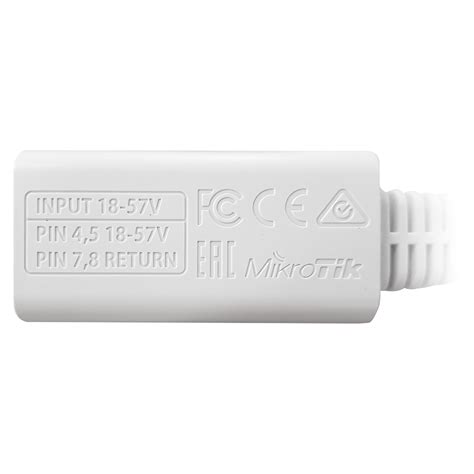 Mikrotik Gigabit Passive Poe Injector Rbgpoe Hightech