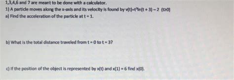 [calculus] short three part position velocity and acceleration question i would like to check
