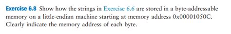 Solved Exercise Write The Following Strings Using ASCII Chegg