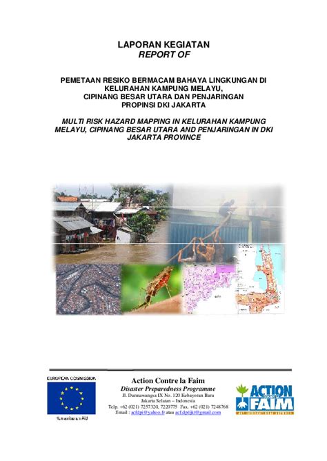 Pdf Multi Risk Disaster Mapping In Jakarta Acf