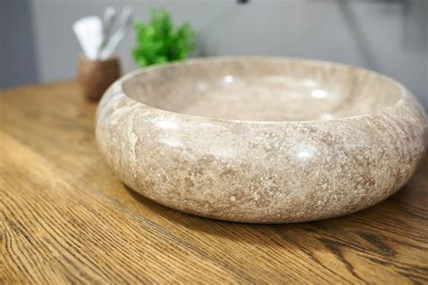 ᐉ Накладная раковина SpiritofStone из натурального камня в ванную (RA-3 ...