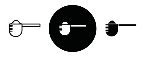 Scoop Outline Icon Collection Or Set Scoop Thin Line Art 47697878