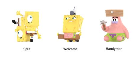Spongebob Squarepants Daily Quirks Series Figures Pop Mart Vietnam