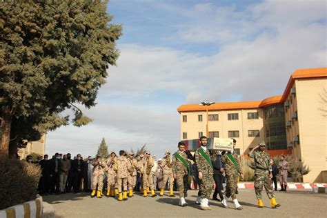 تشییع پیکر شهید گمنام در دانشگاه آزاد اسلامی تاکستان خبرگزاری آنا