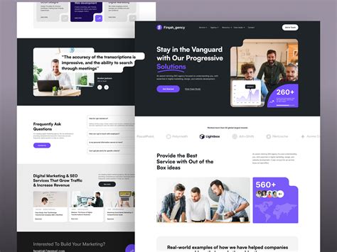 Firqah Agency Landing Page By Md Forhad Alam For Firqah Lab Ux Ui Web