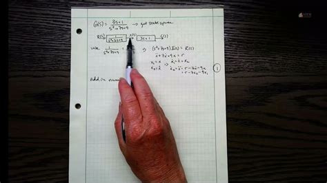 Transfer Function To State Space With Polynomial In Numerator And