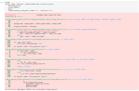 Bug Typo In Cudfcorecolumnnumericalpy Buffer Has No Attribute Fromarraylik · Issue
