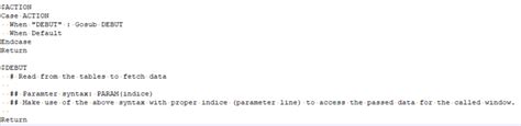 Triggering Windows And Passing Data From Main Window In Sage X3 Sage