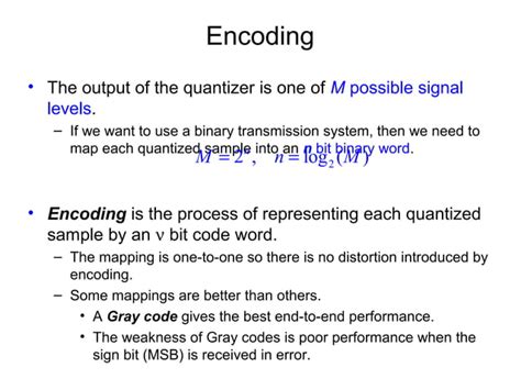L 1 5 Sampling Quantizing Encoding Pcm Ppt Digital Audio Computer