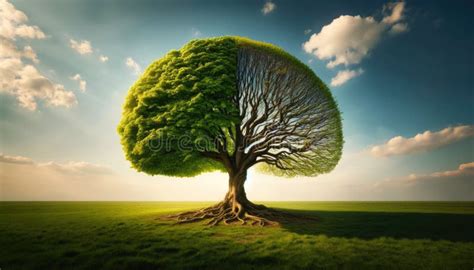 Echoes Of Memory Nature S Representation Of Dementia And Recollection Stock Image Image Of