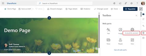 Using The Accessibility Assistant On Sharepoint Pages One Minute