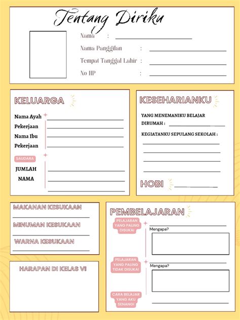 Biodata Siswa Pdf