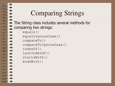 String Class Ppt Download