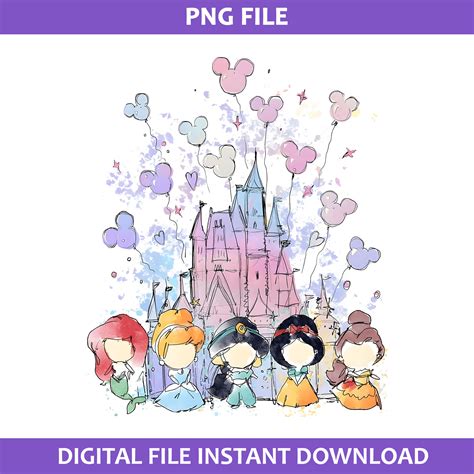 Dizni Disney Watercolor Png Png Disney Catlse Png Disney P Inspire Uplift