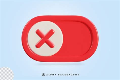 3d Toggle Switch Off Button Icon Graphic By Crop3dbusiness · Creative