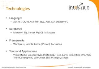 Intelgain Profile PPT