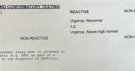 Syphilis Test Results Girlsaskguys