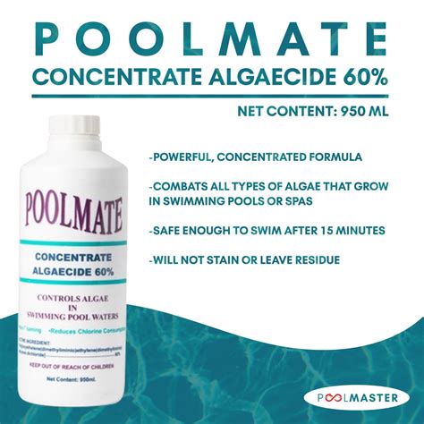 Poolmate Concentrate Algaecide 60 Lazada Ph
