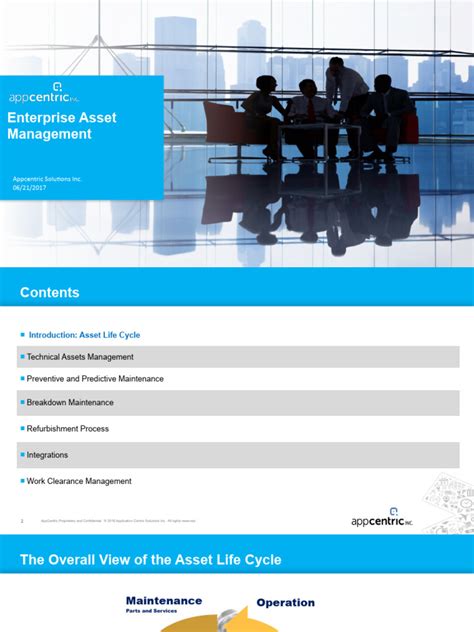 Eam Overview Pdf Product Lifecycle Life Cycle Assessment