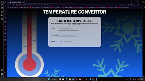 My Task4 Temperature Converter Time Saving 🧭⚓🌡️😨 Internship Manoj Kumar Posted On The