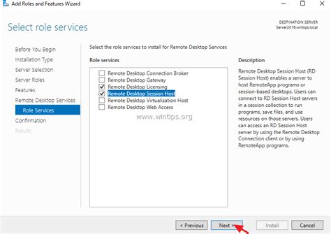 how to install remote desktop services terminal services on server