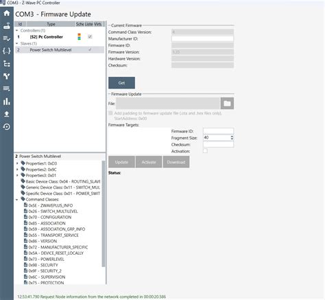 Can T Update Firmware With Z Wave PC Controller Firmware Discussion Inovelli Community